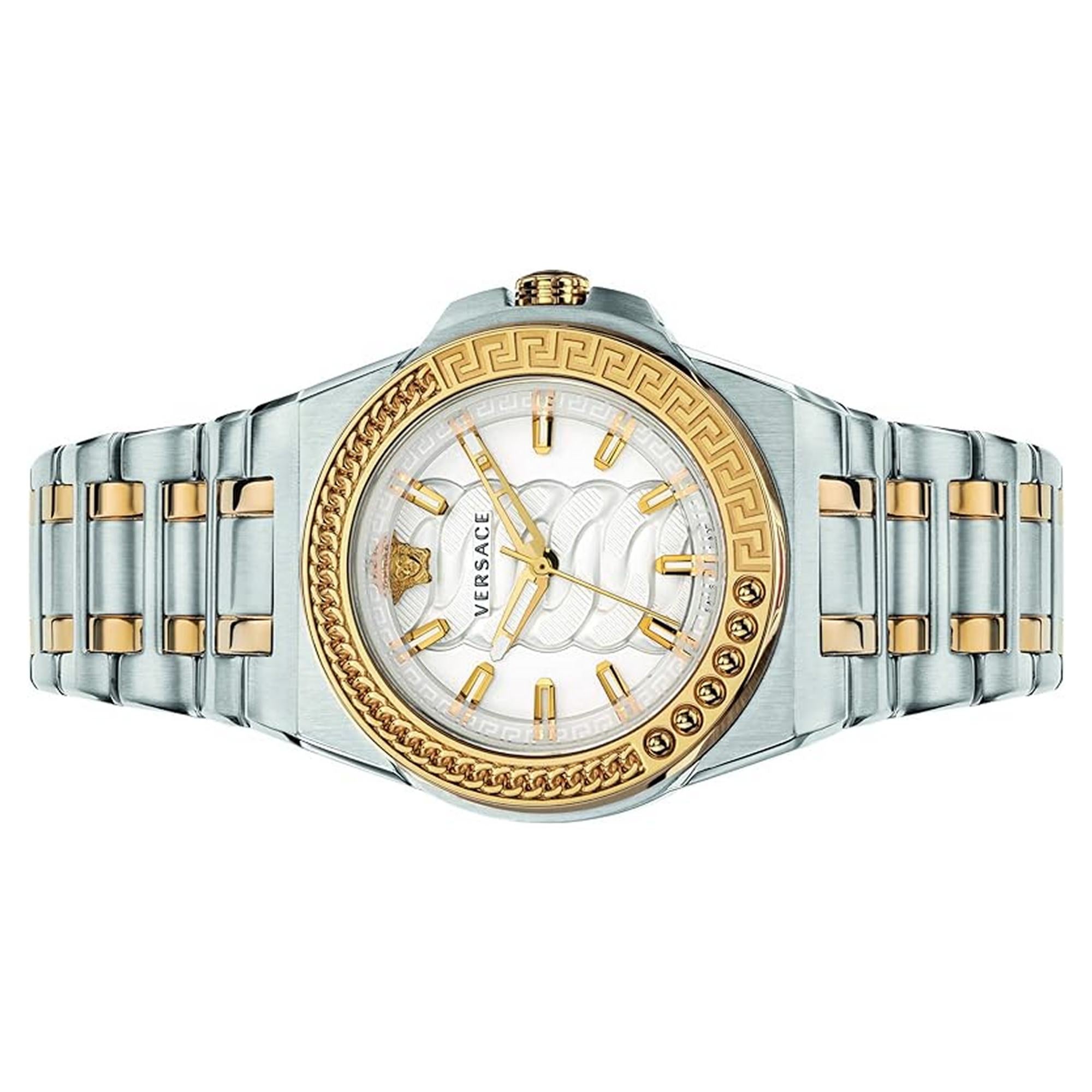 Versace Damen Uhr Armbanduhr Chain Reaction VEHD00420 Edelstahl ...