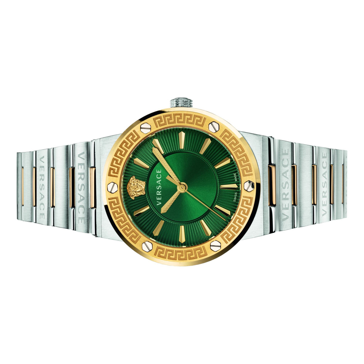 Versace Damen Uhr Armbanduhr Edelstahl Greca VEVH00720 – Preiswert24